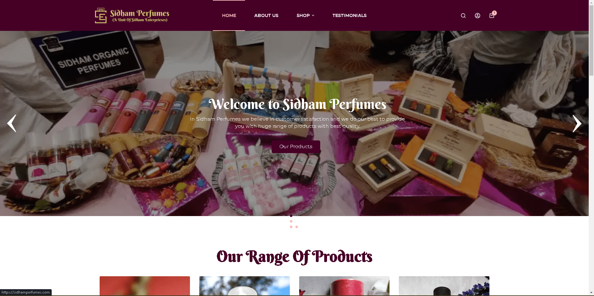 HOME - Sidham Perfumes